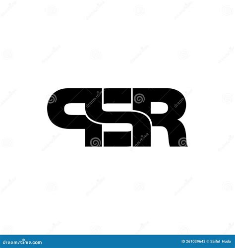 Letter Psr Simple Monogram Logo Icon Design Stock Vector Illustration Of Logo Anniversary