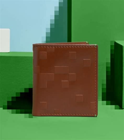 Minecraft X Fossil Special Edition Card Case Bifold Ml4709200 Fossil