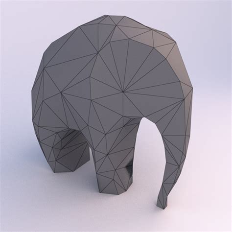 Привет. Развернул вот такого lowPoly слоника для своих учеников ...