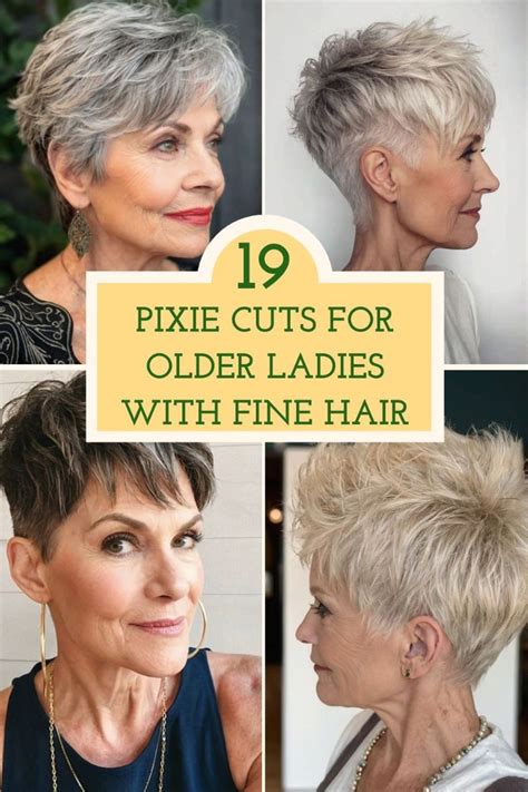 Best Pixie Cuts For Older Ladies With Fine Hair For A Fresh New Start Pixie Cut Thin Hair