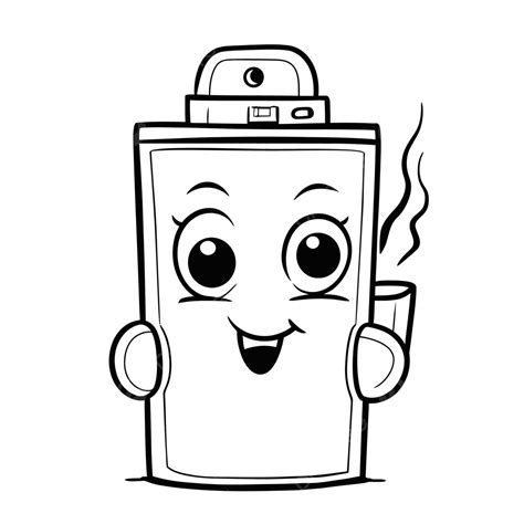 귀여운 만화 콜라 수 아이콘 개요 스케치 드로잉 벡터 더 가벼운 그림 더 밝은 윤곽선 라이터 스케치 Png 일러스트 및 벡터 에 대한 무료 다운로드 Pngtree