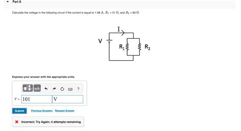 Solved Calculate The Voltage In The Following Circuit If The Chegg Com