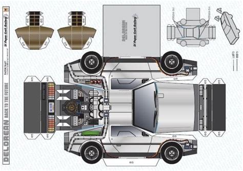 Delorean Paper Model Delorean Stock Model Diy Papercraft Built By My Xxx Hot Girl