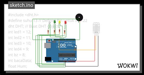Kodingan Dht Wokwi Esp32 Stm32 Arduino Simulator