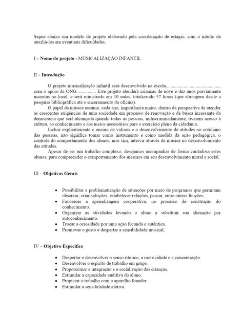 Como Elaborar Um Projeto Social Em 2020 Modelo De Pro
