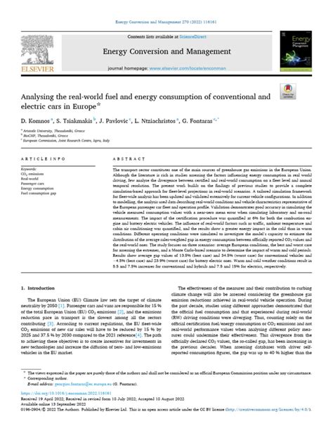 6analysing The Real World Fuel And Energy Consumption Of Conventional And Pdf Efficient