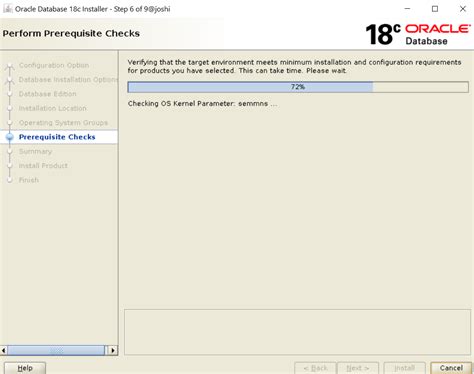 Nabhesh Joshi Oracledba Oracle Database 18c Installation On Linux 7
