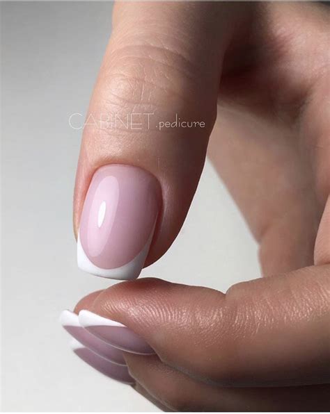 Френч классический маникюр French Tip Acrylic Nails French Acrylic Nails Trendy Nails