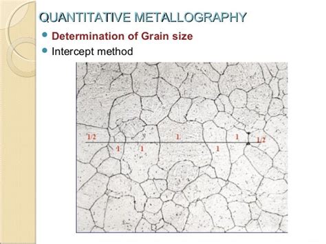 Quantitative Metallography