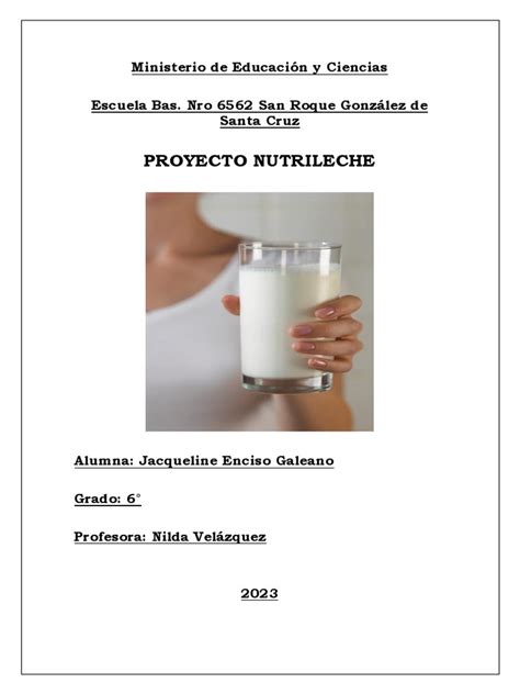 Nutrileche 101017 Pdf Leche Productos Lácteos