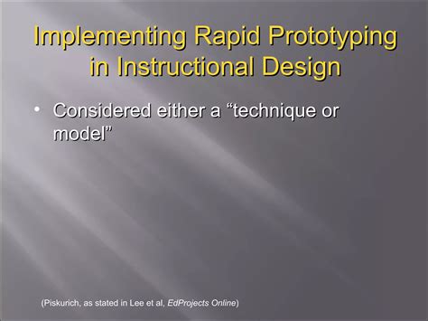 Edae 638 Rapid Prototyping Instructional Design Ppt