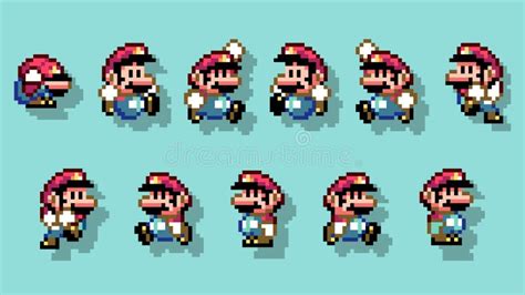 Super Mario Pixel Sprite