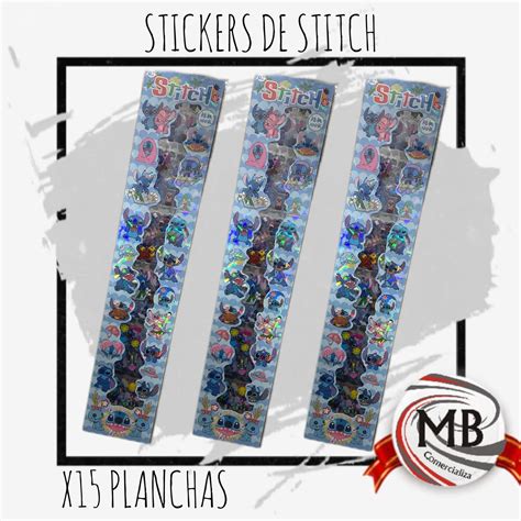 Stickers Stitch X 15 Planchas Mb Comercializa