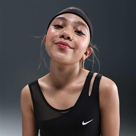 Buy Nike Girls Dri Fit Leotard Blackblackwhite Nike Qatar