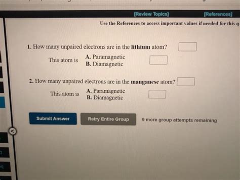 Solved Review Topics References Use The References To