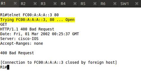 Hacking Cisco Lab 207 Ipv6 Access Control List