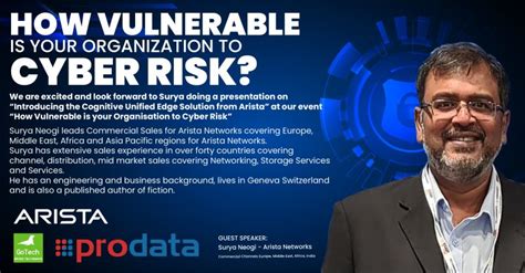 Prodata On Linkedin Prodata Cyberriskmanagement Cybersecurity Cyberresilience Arista Cue