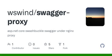GitHub Wswind Swagger Proxy Asp Net Core Swashbuckle Swagger Under Nginx Proxy