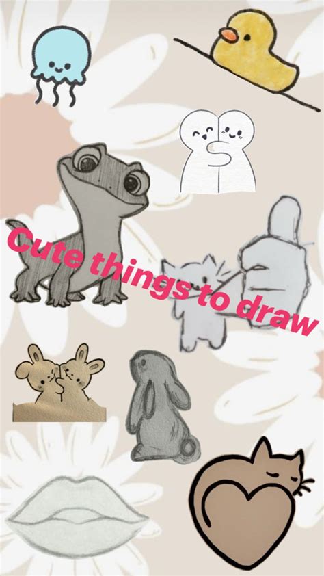 Cute Easy Things To Draw Cute Drawings Drawings Easy Drawings