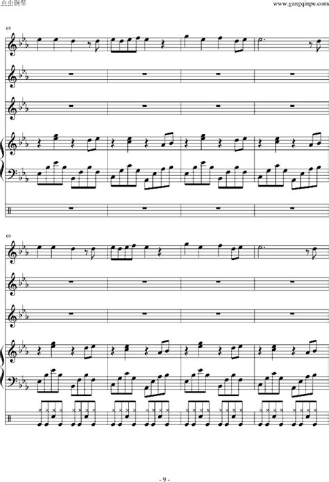 Far away from home 钢琴谱 钢琴曲 Groove Coverage 歌谱简谱网