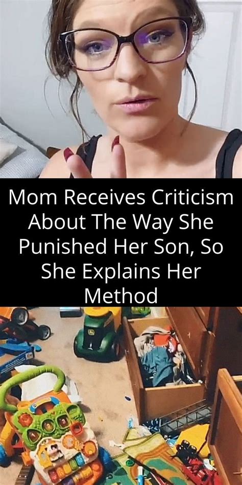 Mom Receives Criticism About The Way She Punished Her Son So She Explains Her Method Artofit