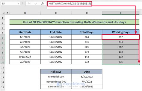 How To Show Working Days In Excel Design Talk