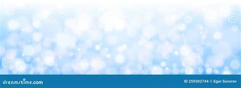 Bokeh Blue Background Defocused Light Circles Blurred Soft Gradients And Lights Neutral