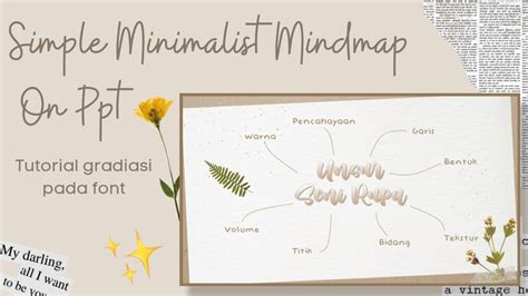minimalist mindmap tutorial🌼 part 9 free file♡ youtube