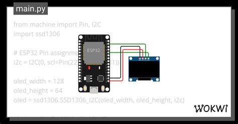 Esp32 Micropython Ssd1306 Copy Wokwi Esp32 Stm32 Arduino Simulator