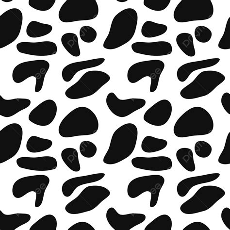 Seamless Pattern Black Shape Abstract Seamless Pattern Abstract