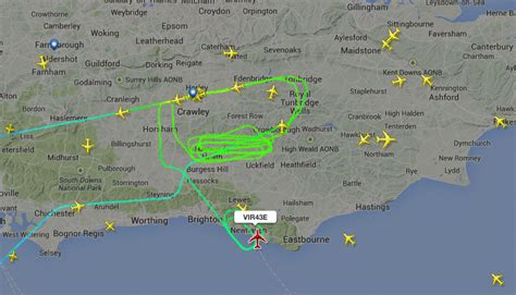 Praise For Pilots After Virgin Flight Makes Emergency Landing At Gatwick Airport