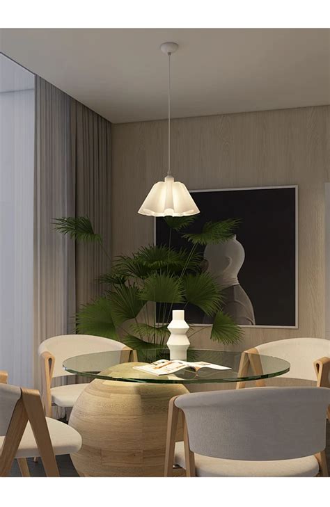 中古奶油风单头小吊灯餐厅灯日式侘寂风饭厅餐桌灯艺术装饰小户型 天猫 花瓣网