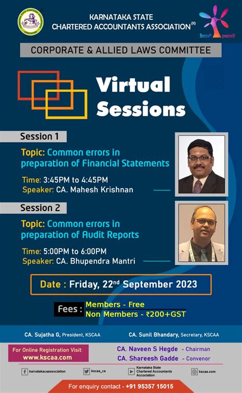 Common Errors In Preparation Of Financial Statements And Audit Reports 22 09 2023 Kscaa