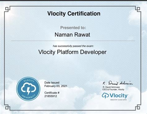 Naman G Rawat On Linkedin Vlocity Vlocitydeveloper Certification 15 Comments