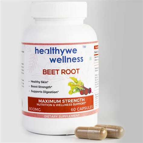 Beet Root 800mg Heart Health Healthywe Wellness