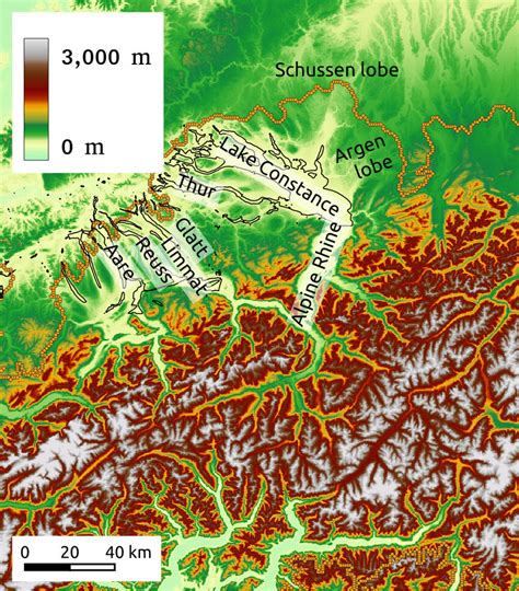 Basal Topography With Outline Of Overdeepened Basins In Black And Download Scientific Diagram
