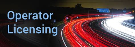 Hgv Drivers Hours Working Time Directive Operator Cpc