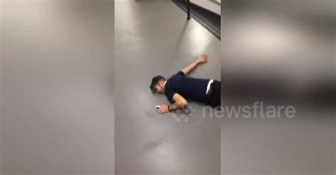 Knackered Man Takes A Tumble Down The Stairs After Heavy Night Out Sharedots