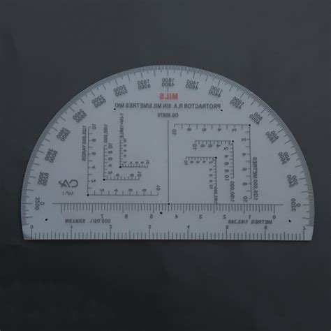 Linlijia Military Protractor Coordinate Scale For India Ubuy