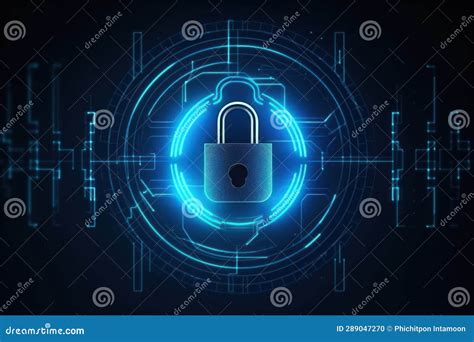 Cyber Security And Data Protection Concept Generative Ai Stock