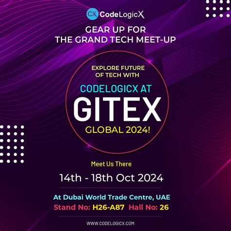 Gitex Gitexdubai2024 Uae Dubai Gitextechweek Innovation Codelogicx Technology Expo