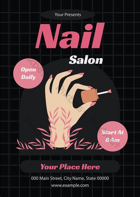 Nail Salon Flyer Template Ai Free Download Pikbest