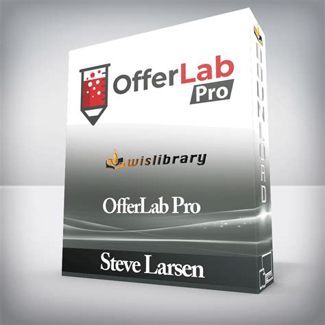 Steve Larsen OfferLab Pro Wisdom Library