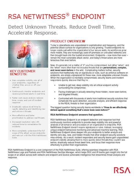 Rsa Netwitness Endpoint Detailed Pdf Microsoft Sql Server
