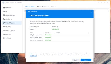 How To Backing Up VMware ESXI With Synology Active Backup For Business Jarrod S Tech