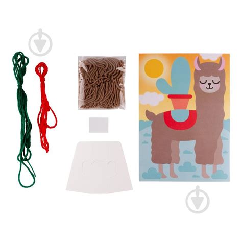 ᐉ Набір для творчості 1 вересня Лама аплікація з пряжі • Краща ціна в Києві Україні • Купити в