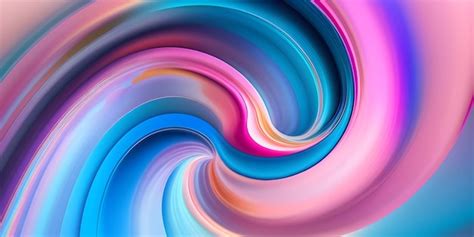 Premium Ai Image A Colorful Abstract Colorful Swirl Design With A Spiral Design