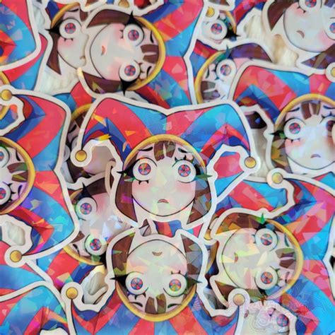 The Amazing Digital Circus Pomni Inch Vinyl Sticker Kawaii Devil Shop