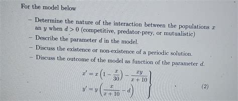 Solved Answer The Questions Given Using Model That Is Chegg