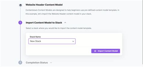 Import Prebuilt Content Models Contentstack